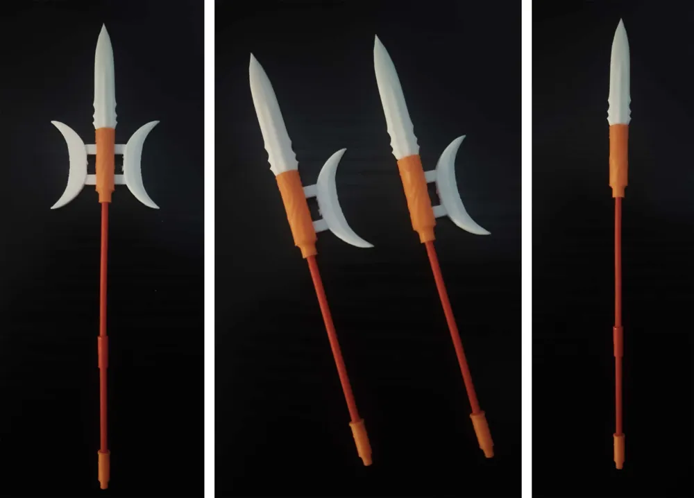 Three Kingdoms Weapons: Halberd, Dragon Spear, Double Short Halberd by ...