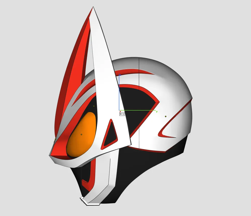 Kamen Rider Geats Helmet - Free 3D Print Model - MakerWorld