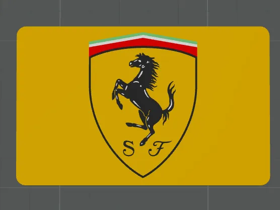 Ferrari card by polcare MakerWorld: Download Free 3D Models