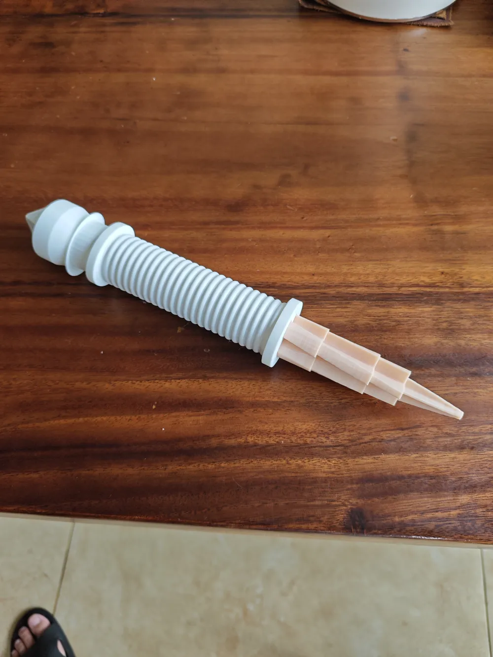 Spiral retractable sword, sword core separated, simple printing ...