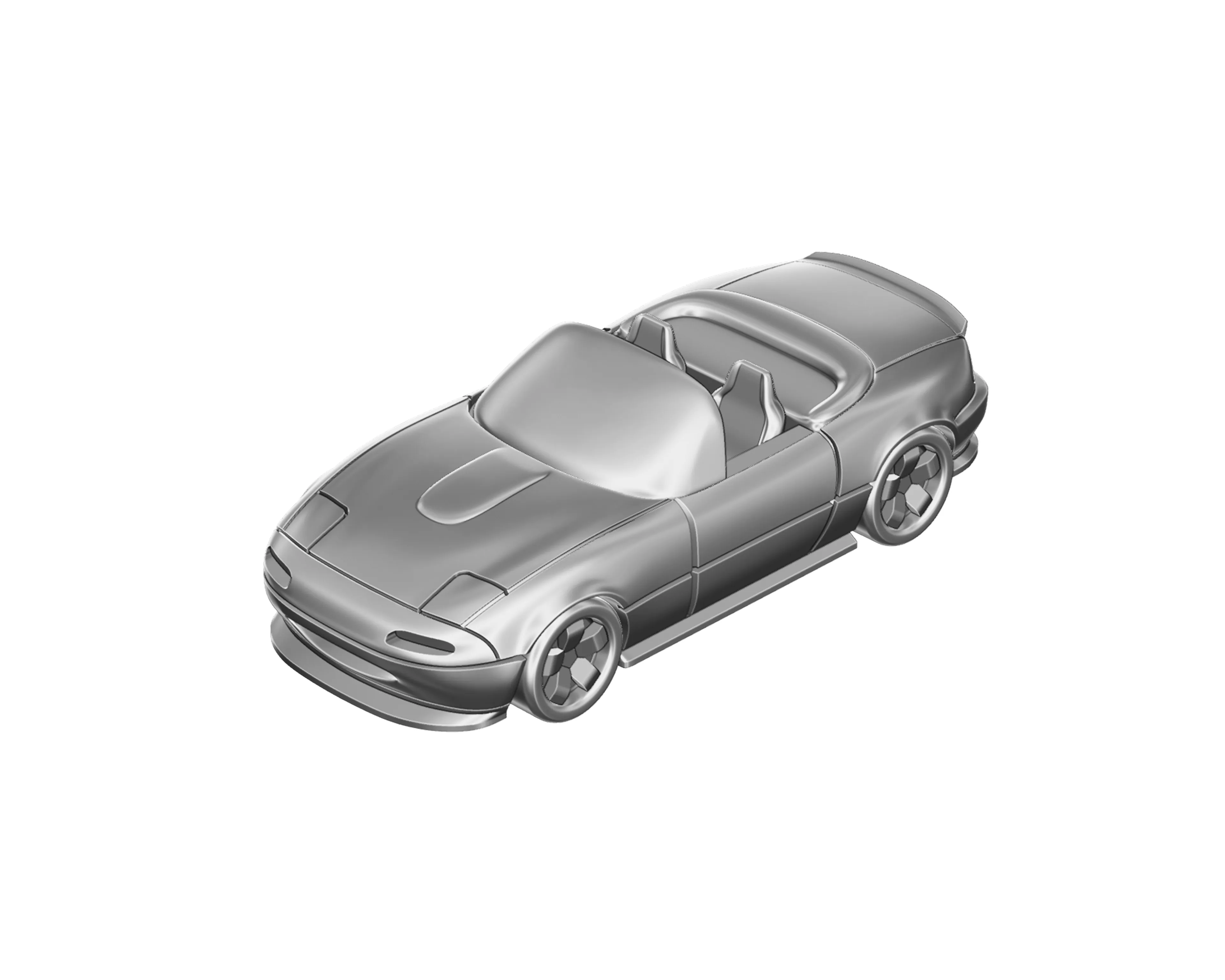 [Scale 64] Mazda Miata NA - Free 3D Print Model - MakerWorld