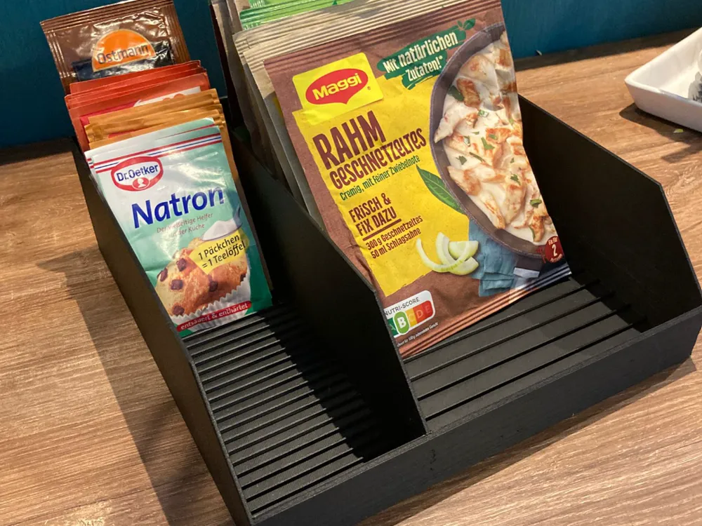Kitchen Organizer / Sachet & Packet Holder - Free 3D Print Model ...