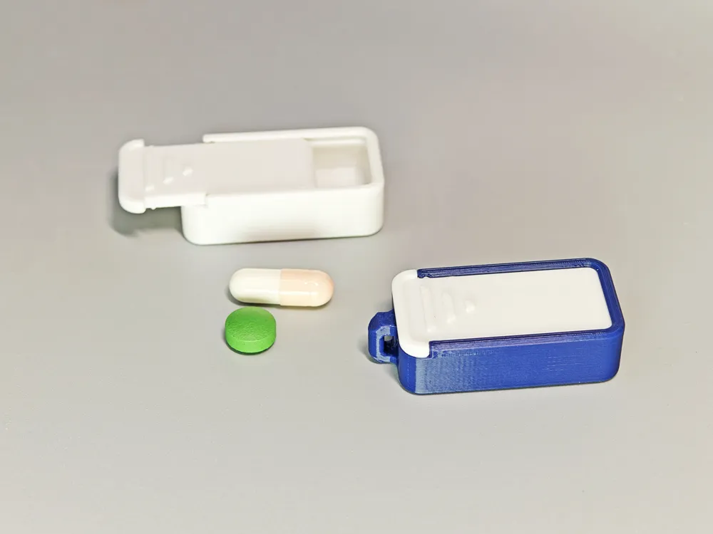 Pocket Pill Box Mini Box Small Storage Only 5g Small Box HK01 - Free 3D ...