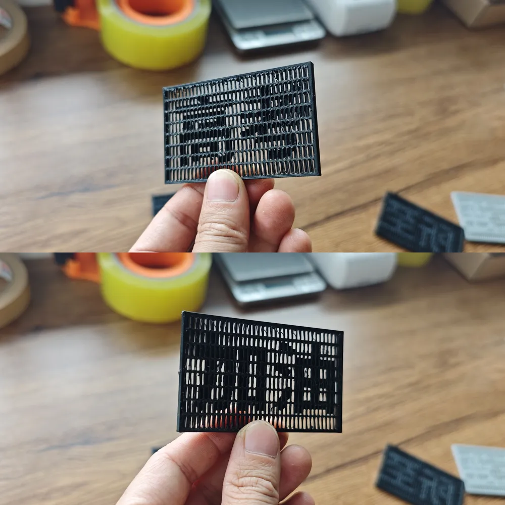 3D Printed Diffraction Grating Text - Free 3D Print Model - MakerWorld