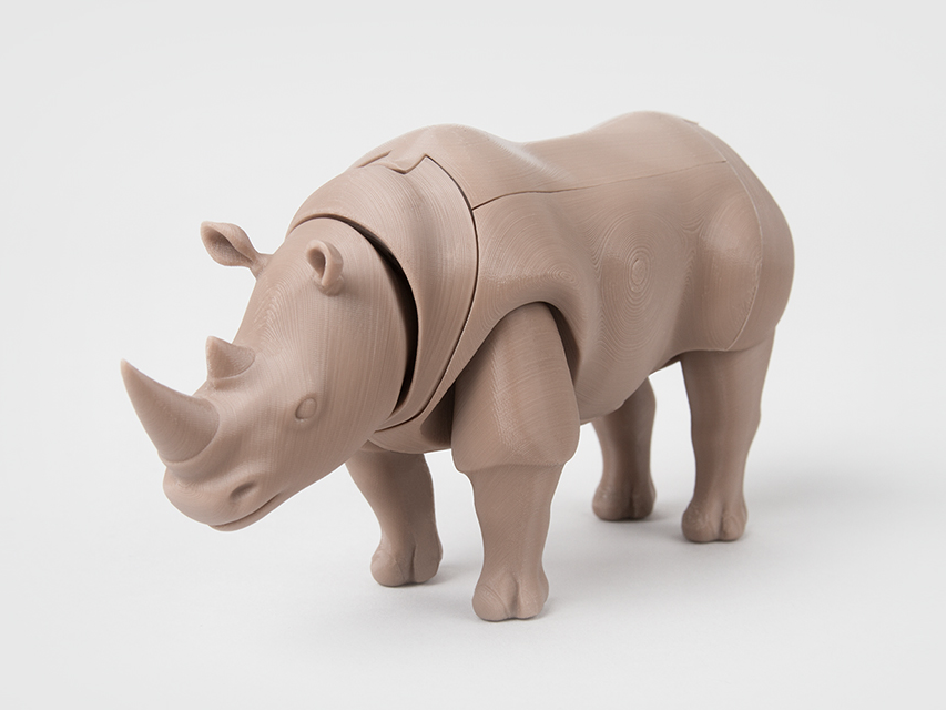 Flexi Rhinoceros by user_1820417332 MakerWorld: Download Free 3D Models