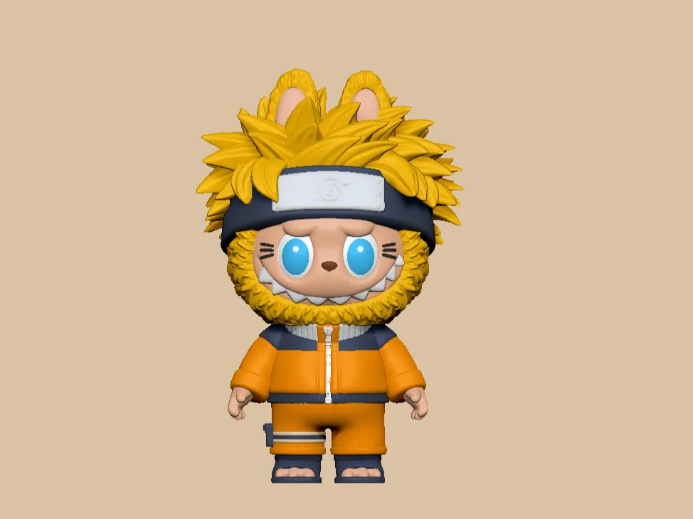 Naruto Labubu by 浅唱 MakerWorld: Download Free 3D Models