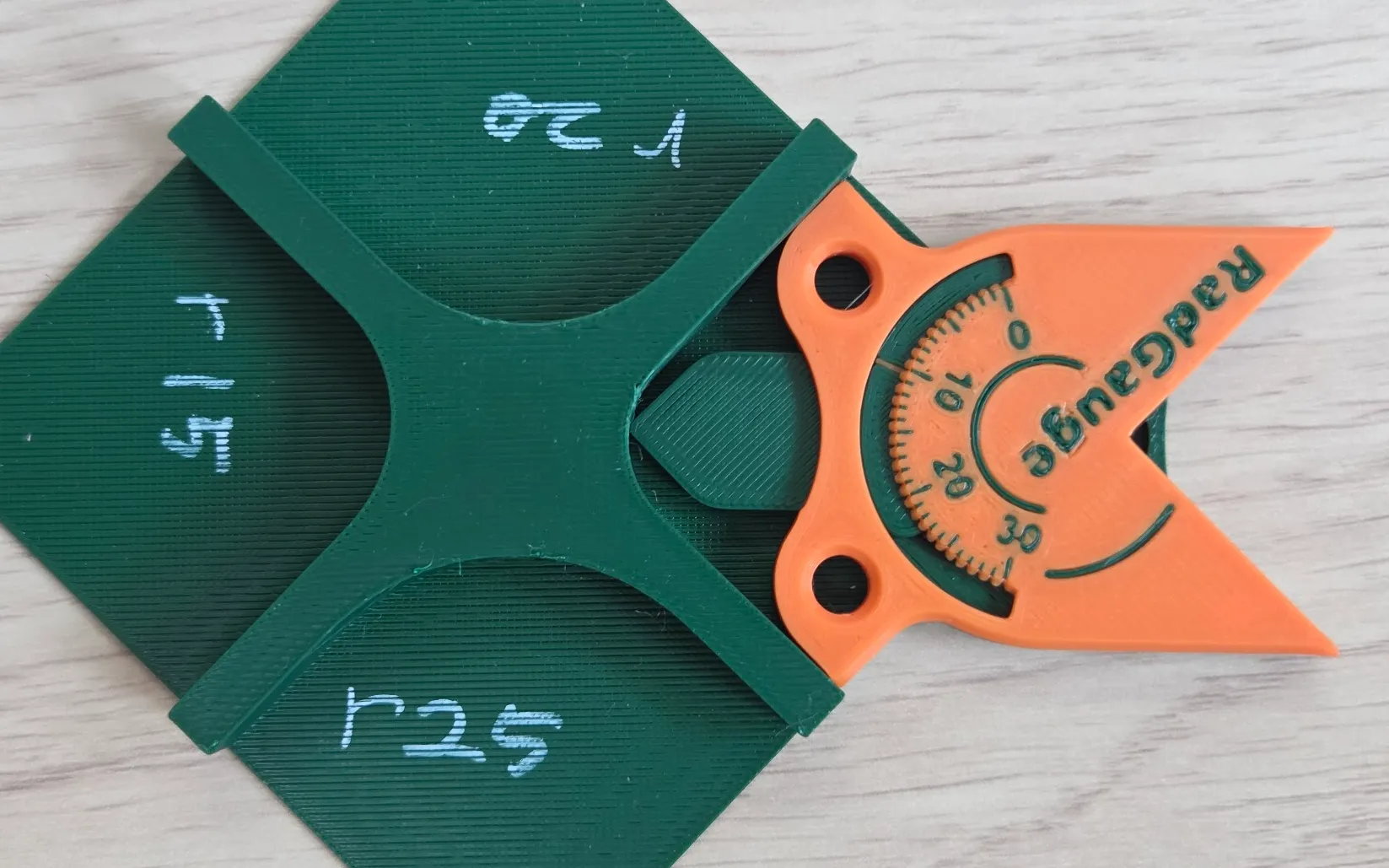 Radius Gauge (RadGauge) - Free 3D Print Model - MakerWorld