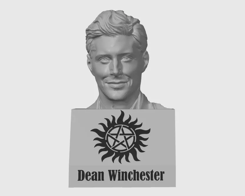 Supernatural Statue - Dean by Swotar MakerWorld: Download Free 3D Models