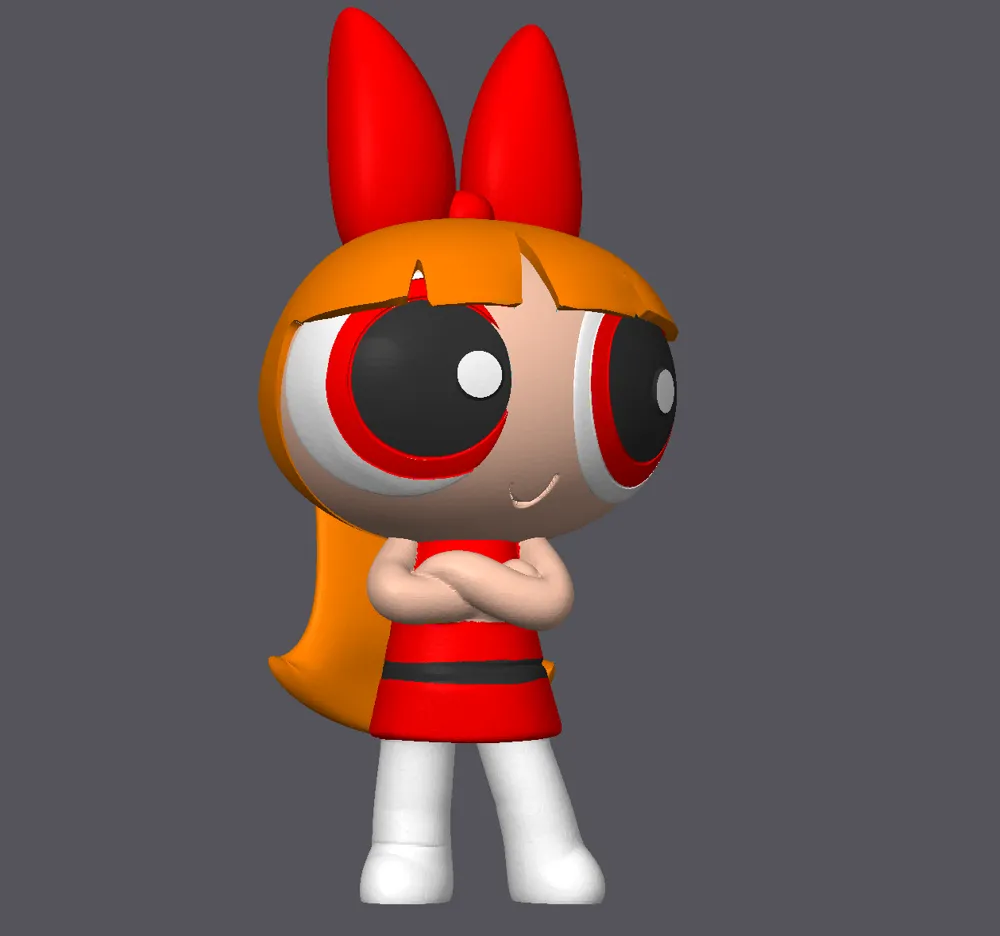 Blossom The PowerPuffGirls Princess (AMS Ready)s by Ryan MakerWorld ...