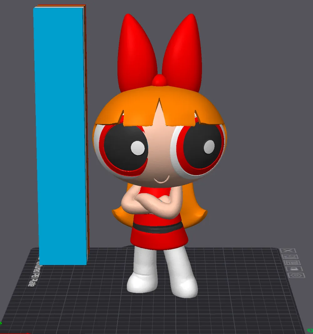 Blossom The PowerPuffGirls Princess (AMS Ready)s by Ryan MakerWorld: Download Free 3D Models