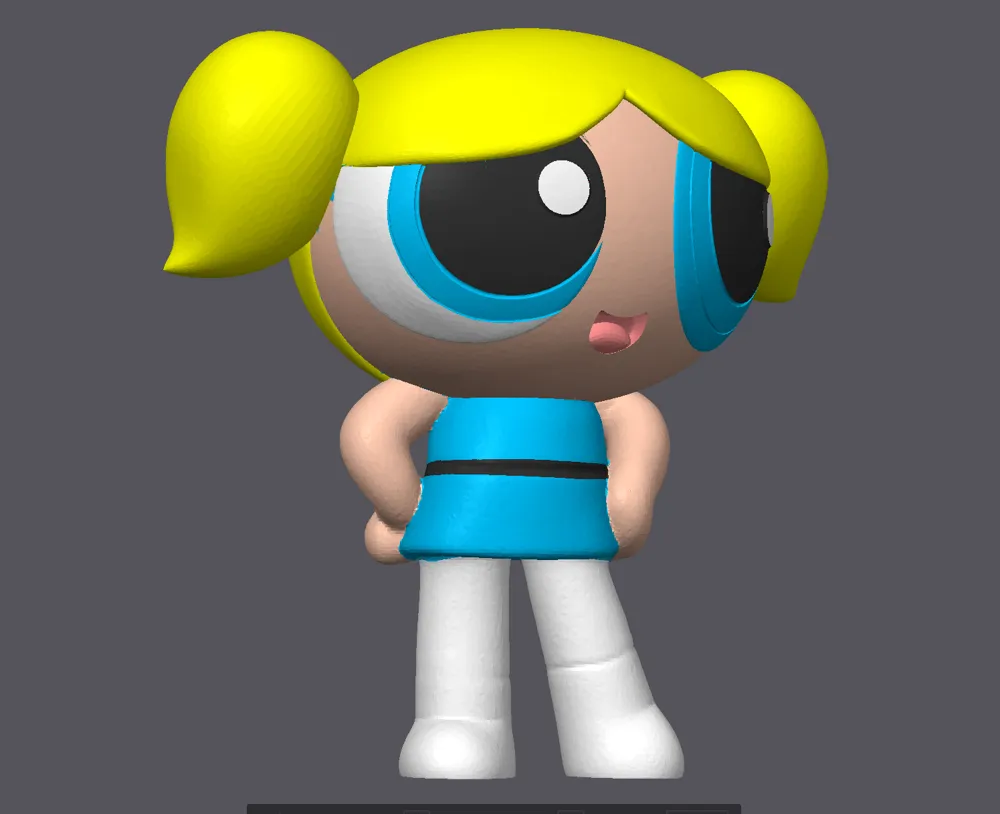 Bubbles The Sweetheart of Townsville (AMS Ready) by Ryan @ TheMajinLab MakerWorld: Download Free ...