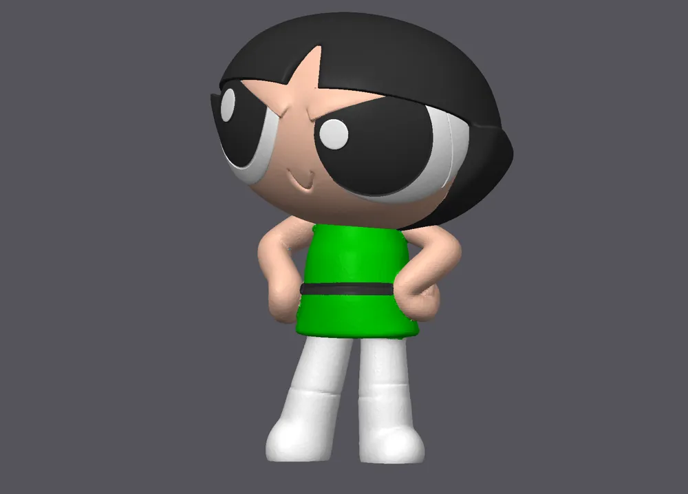 PowerPuff Girl Buttercup The Toughest Fighter AMS by Ryan @ TheMajinLab ...