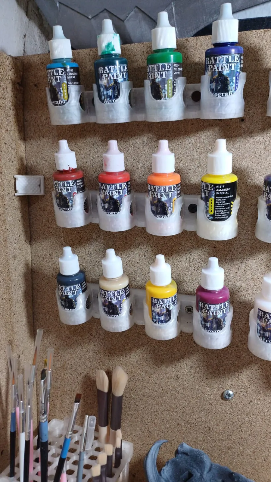 Ink Color Paint Stand (Vallejo-style) - Free 3D Print Model - MakerWorld