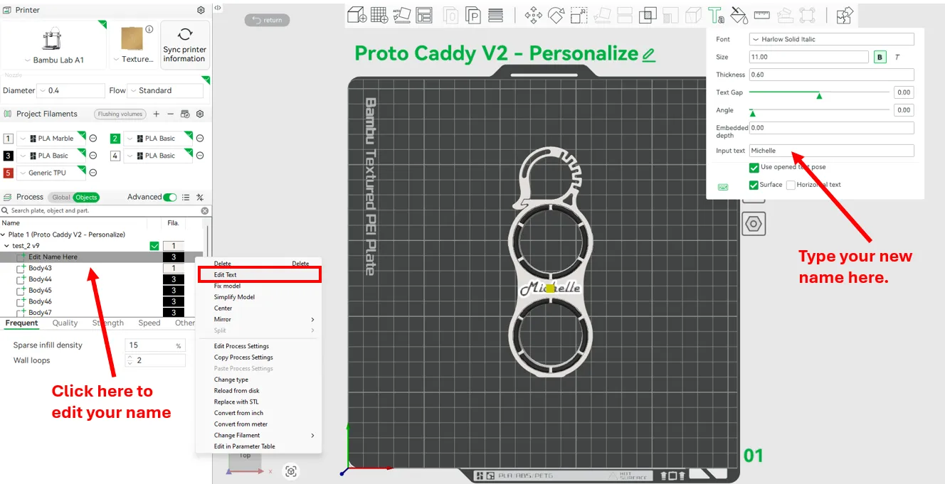 Proto Caddy V2 – Custom Golf Ball and Tee Holder - Free 3D Print Model ...