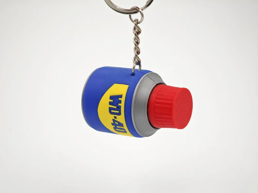WD40 Fidget Clicker Stress Relief Keyring - Free 3D Print Model ...