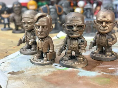 Breaking Bad – Chibi Resin Miniature Set Fan art - Free 3D Print Model ...
