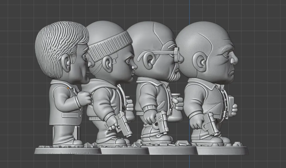 Breaking Bad – Chibi Resin Miniature Set Fan art by Redsing_ART ...