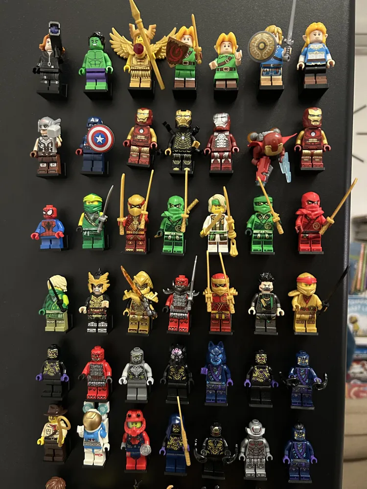 LEGO Minifigure Refrigerator Magnets 1.63g - Free 3D Print Model ...
