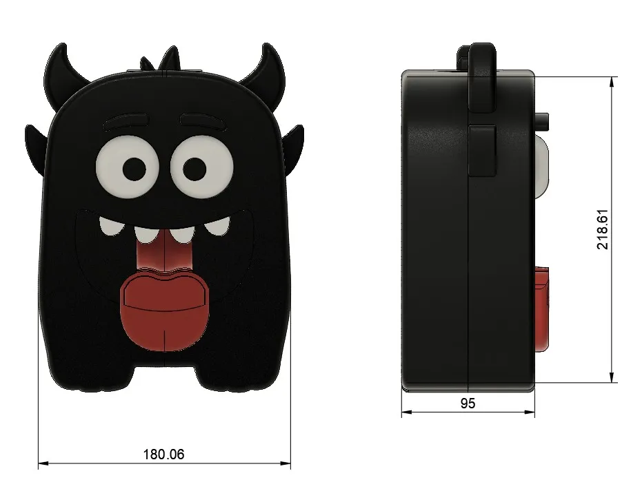 The Gluttonous Monster Candy Dispenser by xenos MakerWorld: Download ...