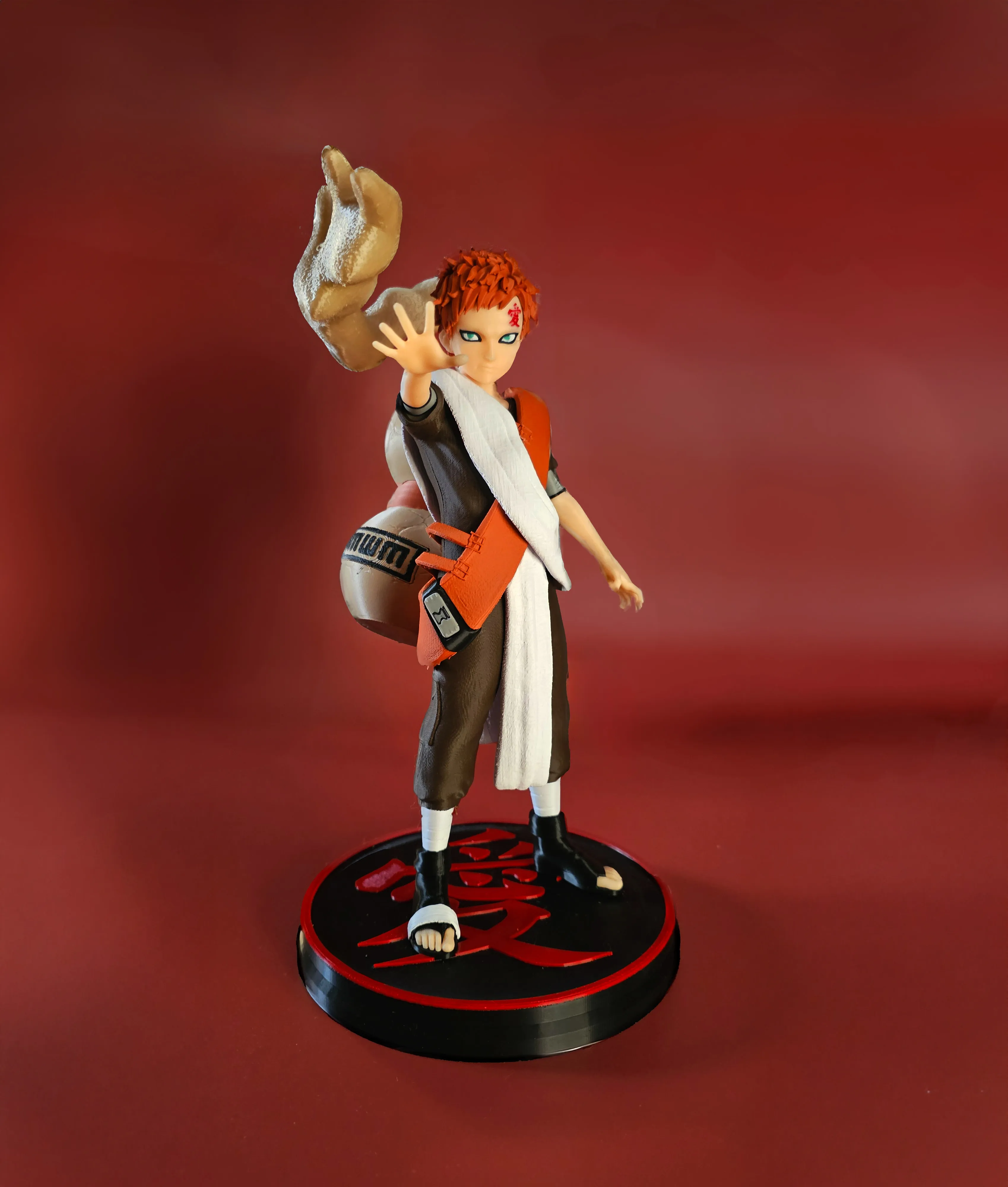 Thanks 9K! Gaara fanart! - Free 3D Print Model - MakerWorld