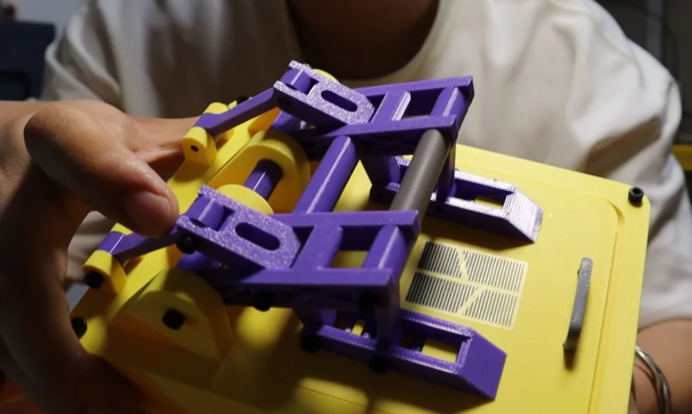 3D Printed Mechanical Linkage Hinge Opening and Closing Door Mechanism ...