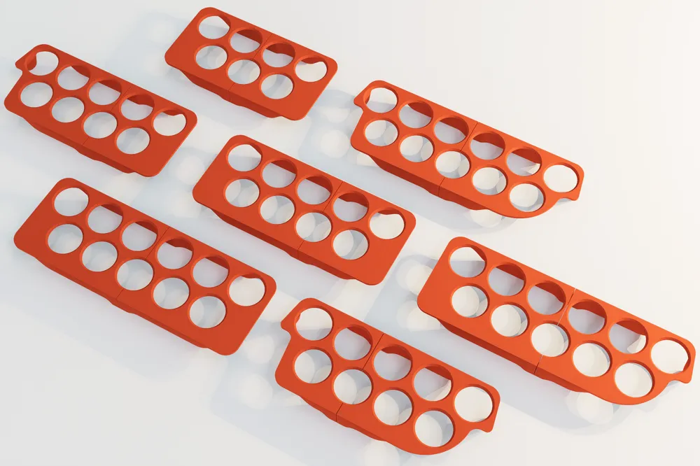 Multi-Modular Egg Storage Tray | Customizable | Refrigerator Side Door ...