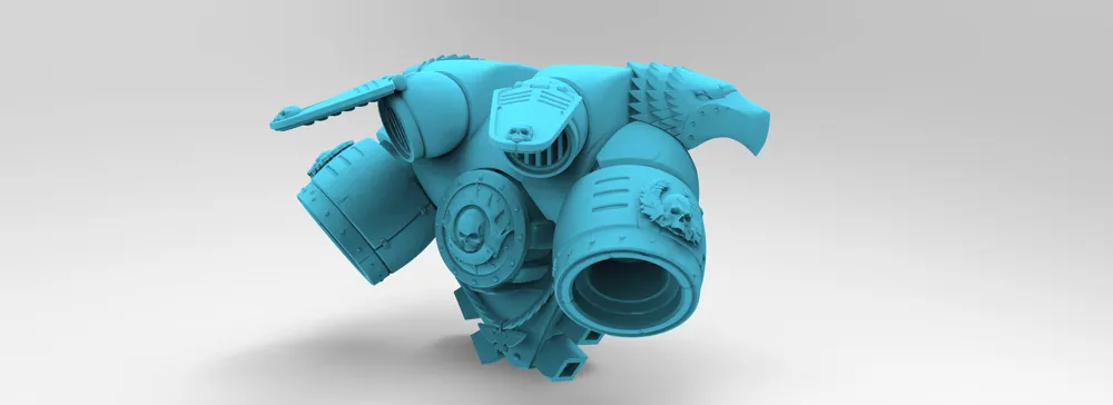 Space Marines Jump Pack - Free 3D Print Model - MakerWorld