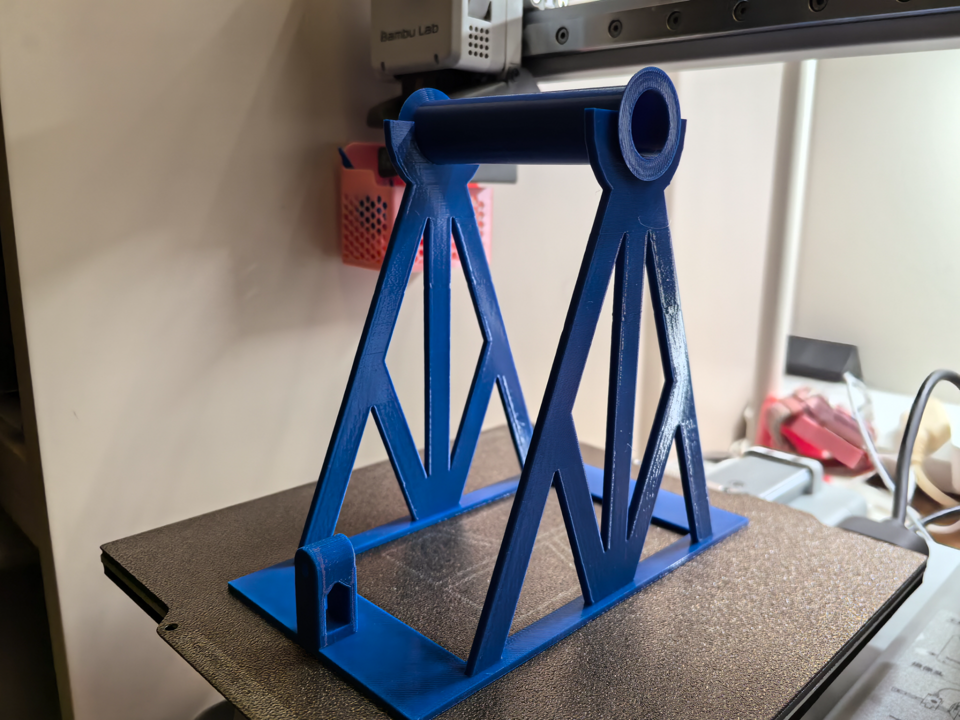 Filament Holder (with feed line hole) by user_111225240 MakerWorld ...