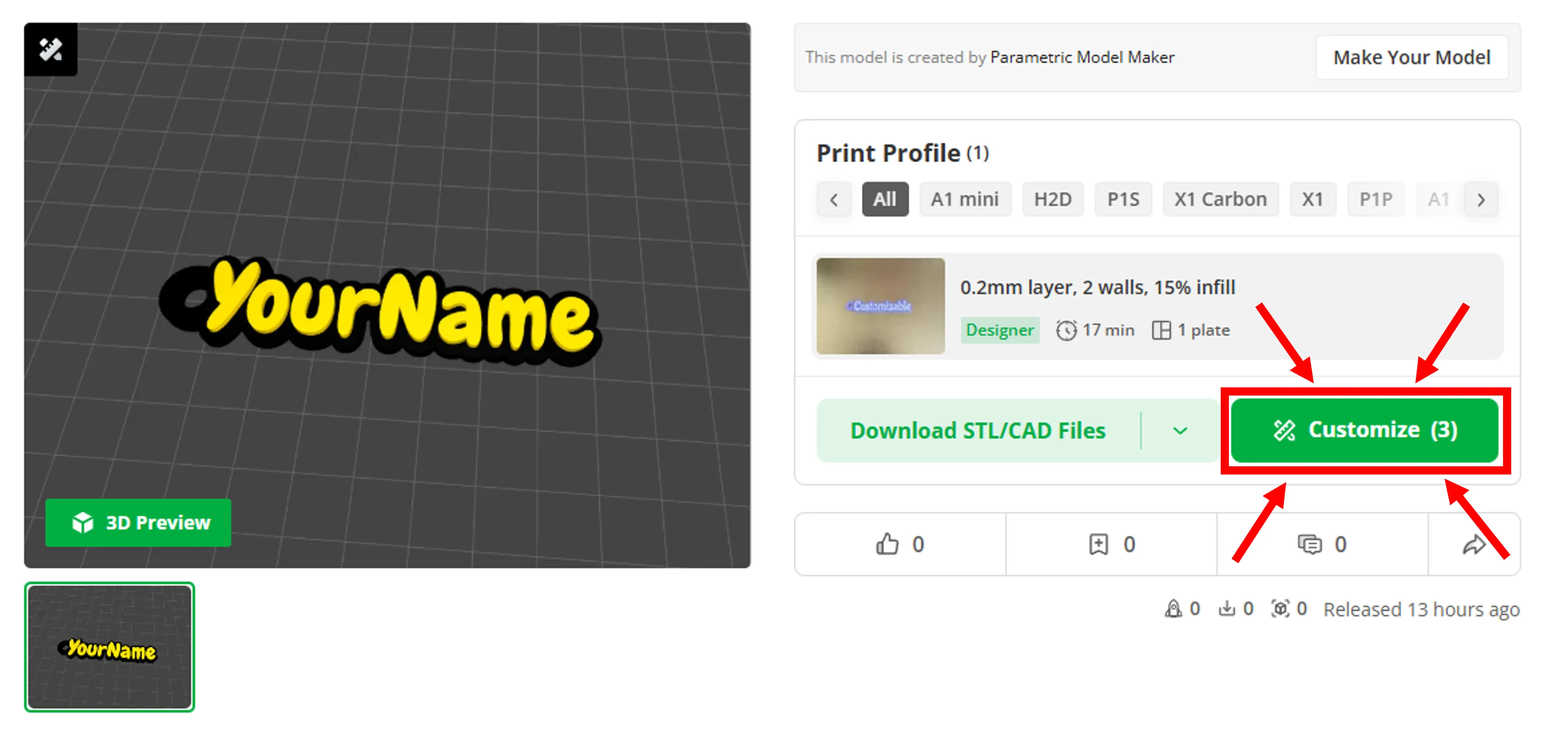 Keyme - Simple keychain name generator - Free 3D Print Model - MakerWorld