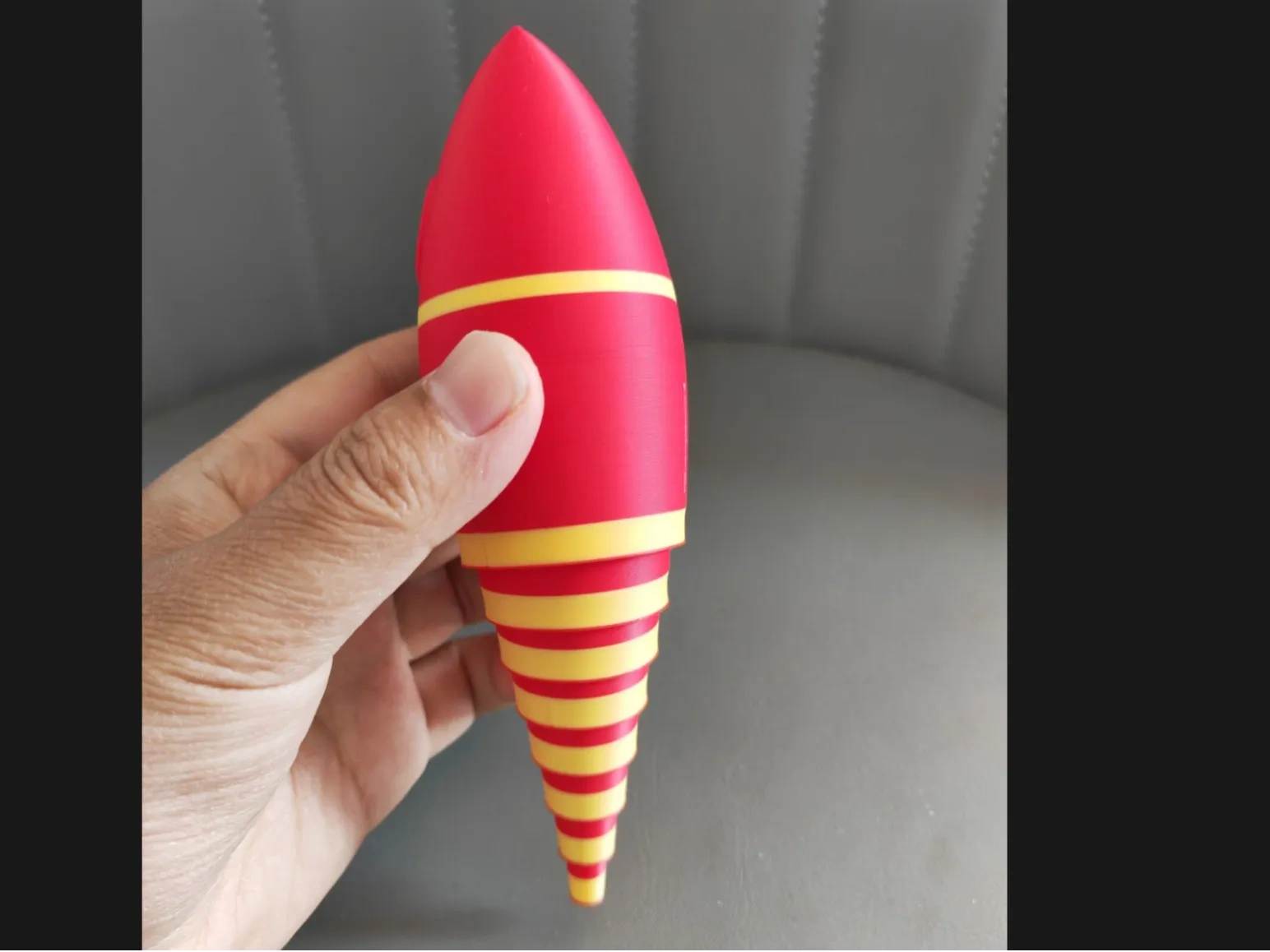 Flexi Radish - Small Missile Spiral Retractable Sword - Print in Place ...