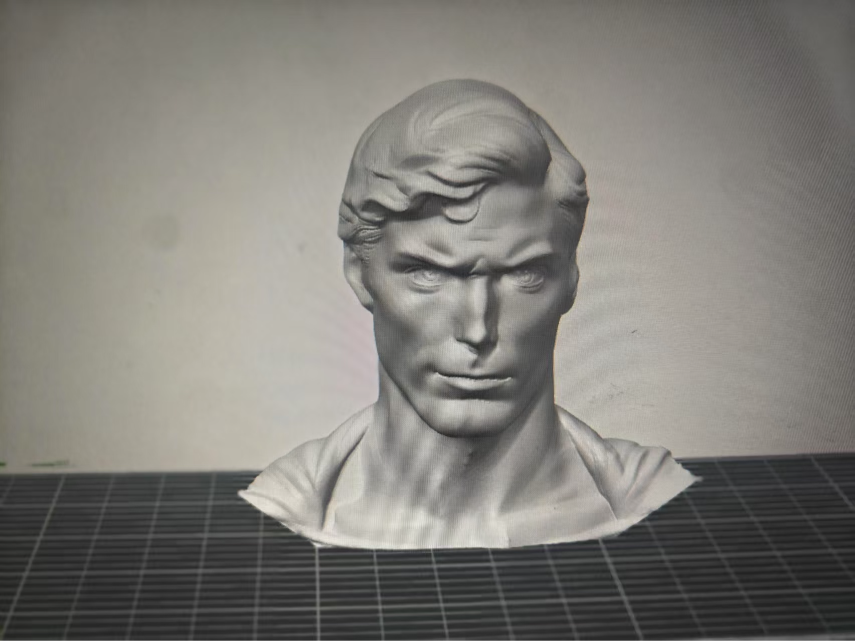 Superman Bust by user_2263130615 MakerWorld: Download Free 3D Models