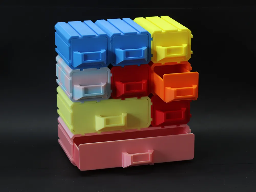 Stackable Mini Drawer Storage System by 虾七八想 MakerWorld: Download Free ...