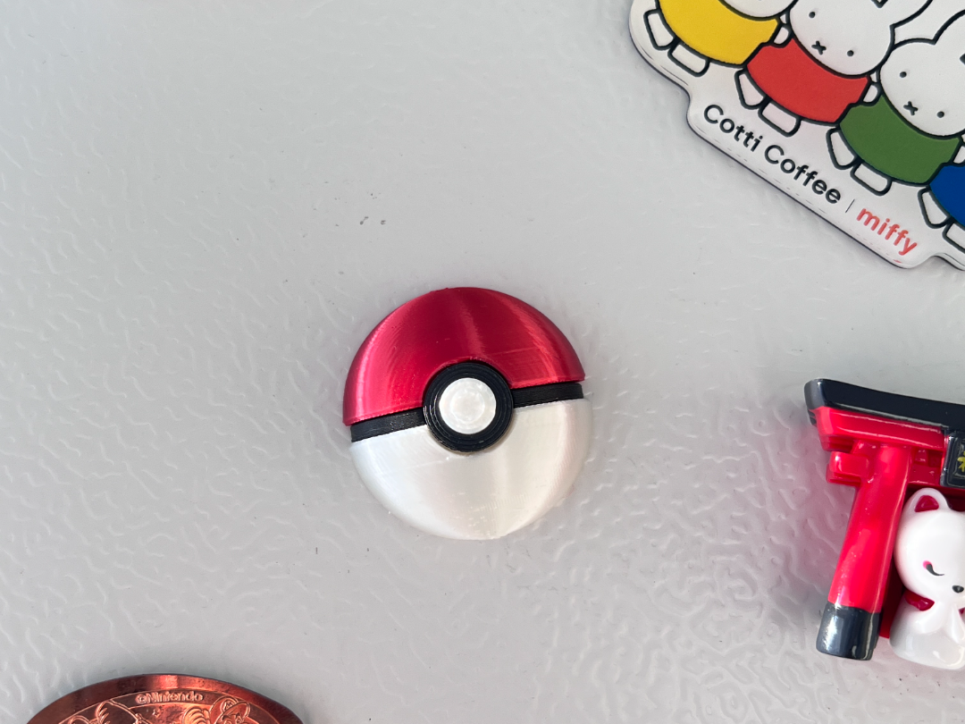 Pokemon Pokeball Refrigerator Magnets, Separately Printed by 早睡健康长寿 ...