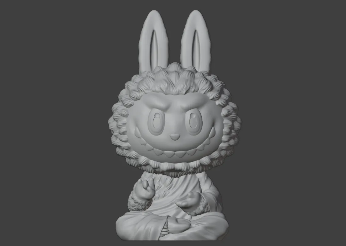 Labubu Buddha by 阿博 MakerWorld: Download Free 3D Models