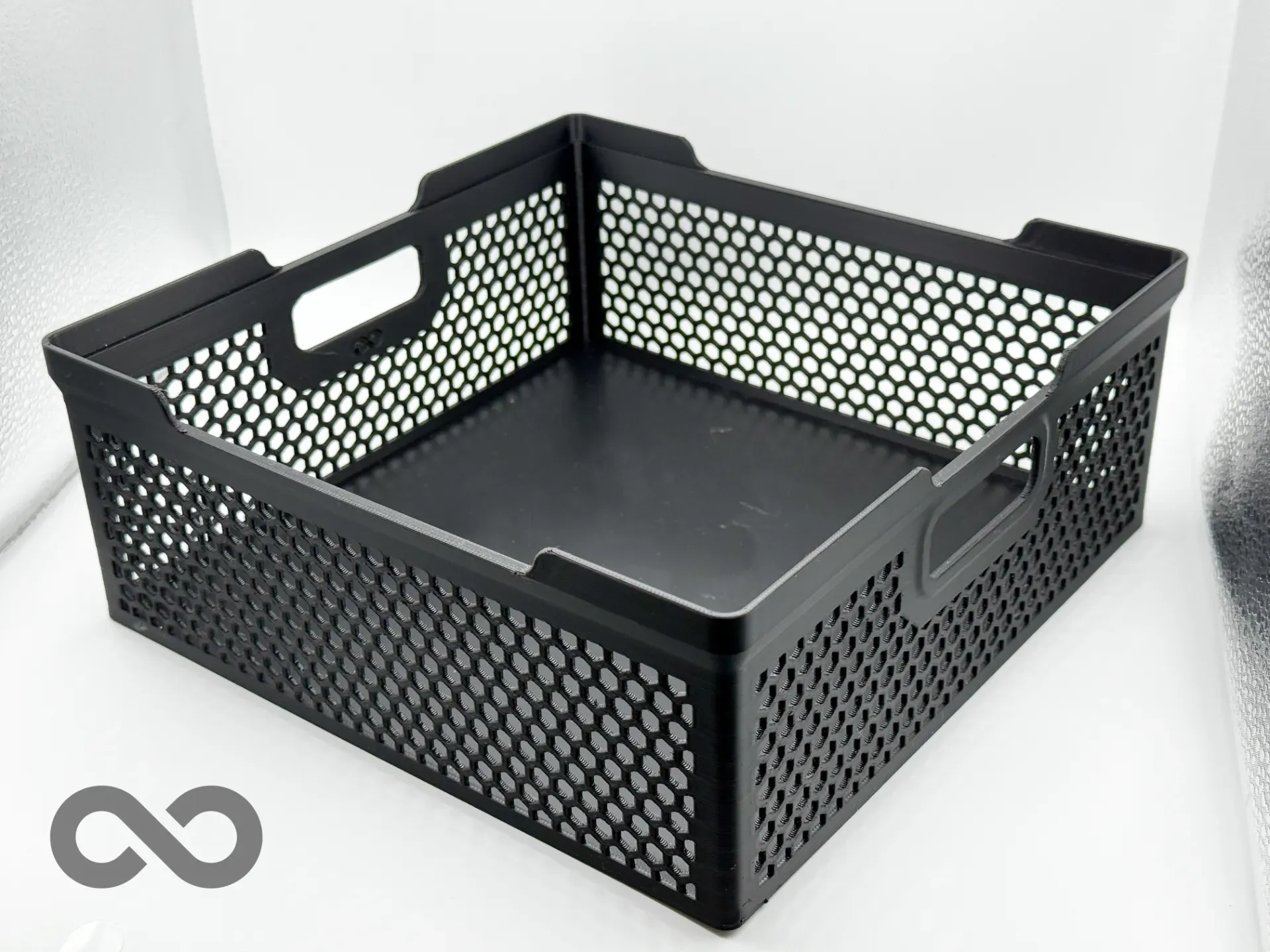 110x110mm Square Stacking Baskets - Free 3D Print Model - MakerWorld