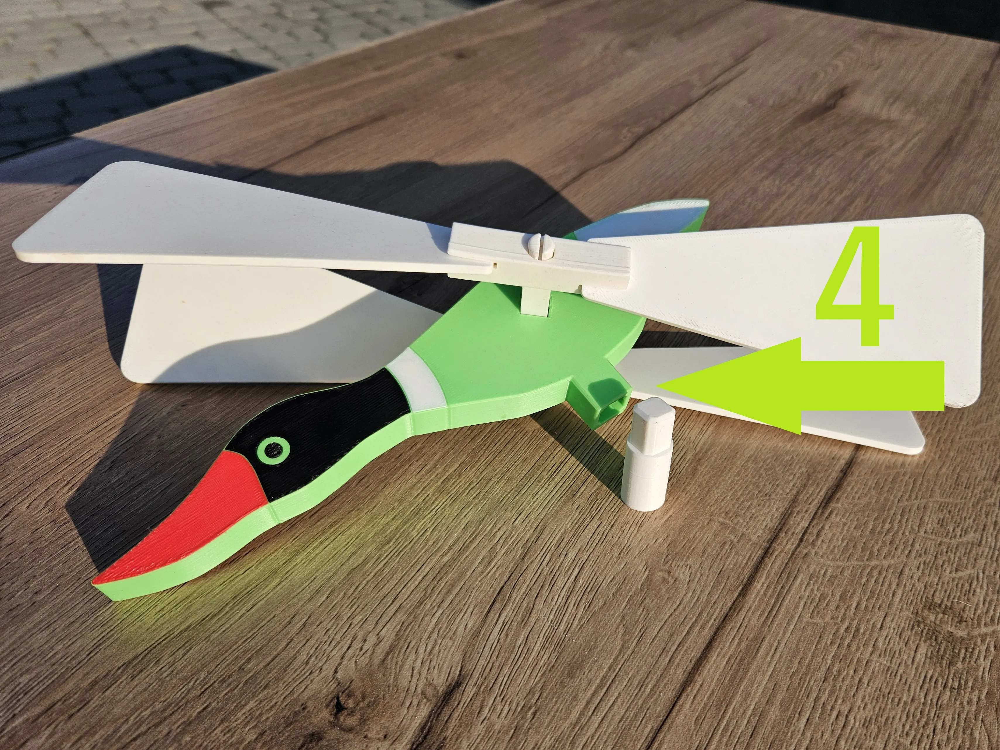 Garden Duck Wind Spinner – Two Mounting Versions - Free 3D Print Model ...