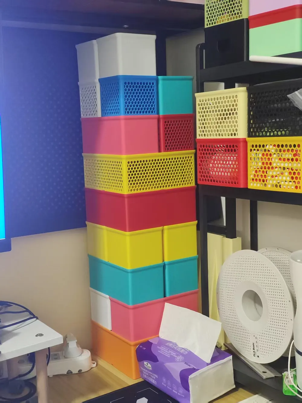 Interlocking Stackable Storage Boxes of Varying Sizes - Customizable ...