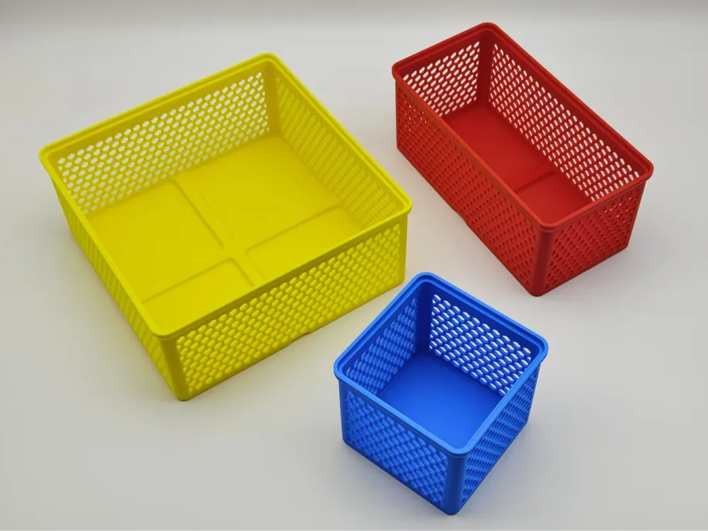 Interlocking Stackable Storage Boxes of Varying Sizes - Customizable ...