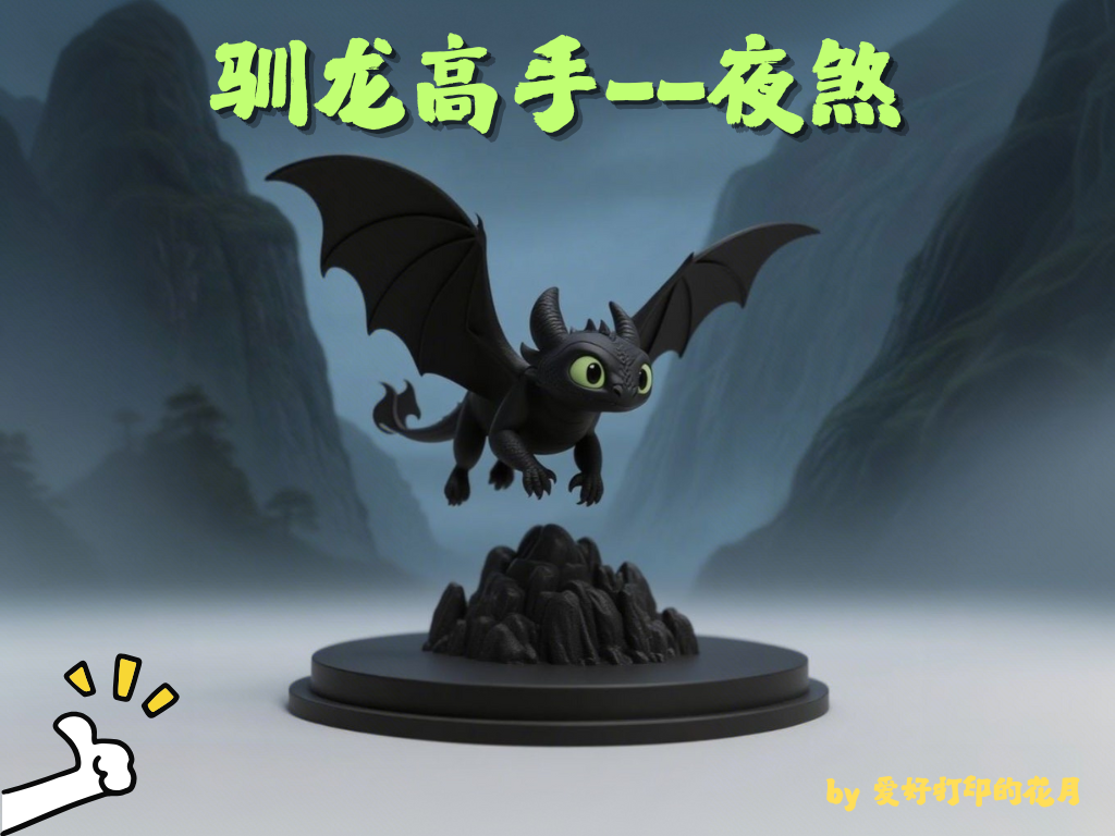 How to Train Your Dragon Night Fury by Kagetsu who loves printing ...