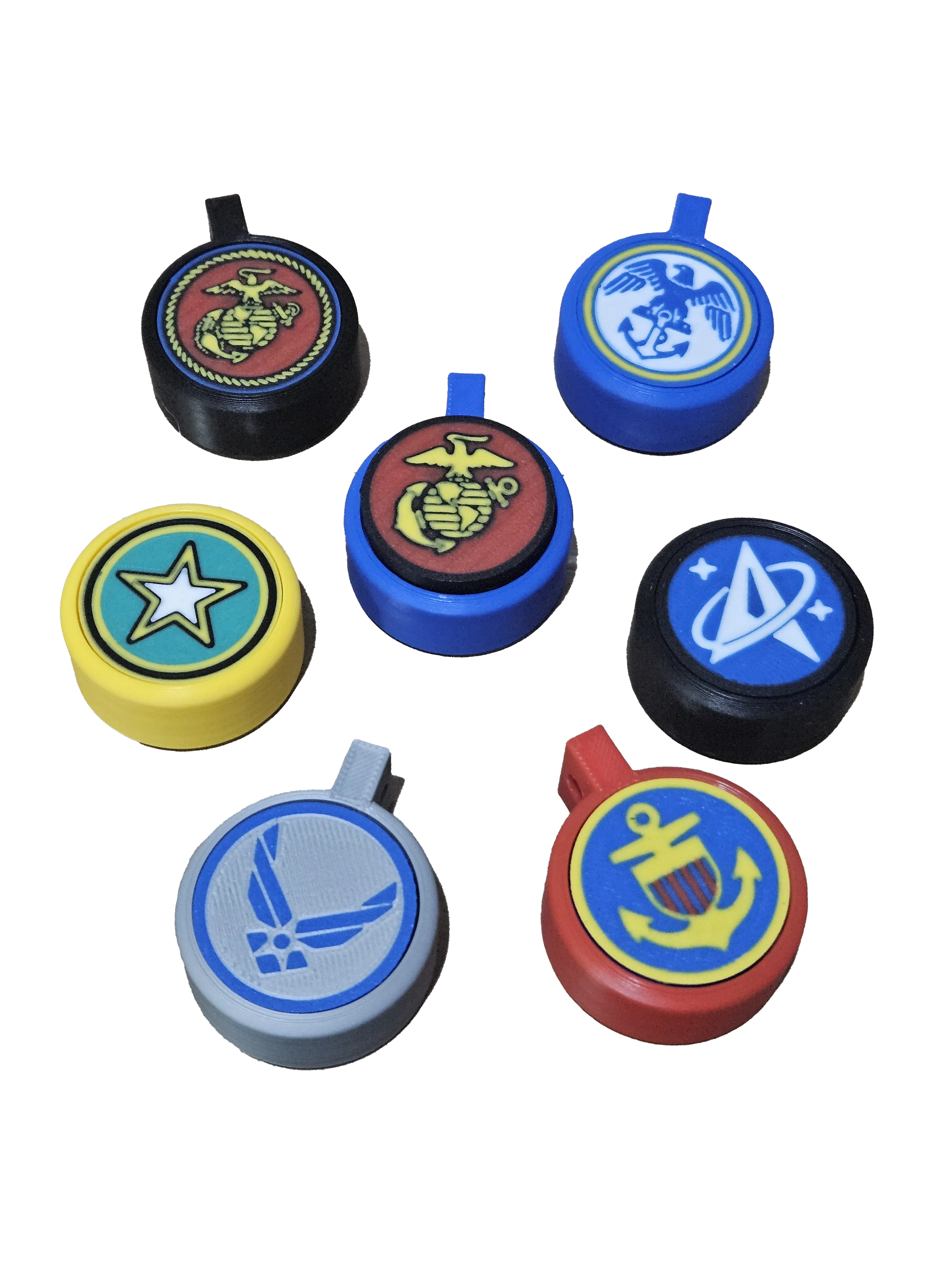 US Military Style Fidget Clickers - Free 3D Print Model - MakerWorld