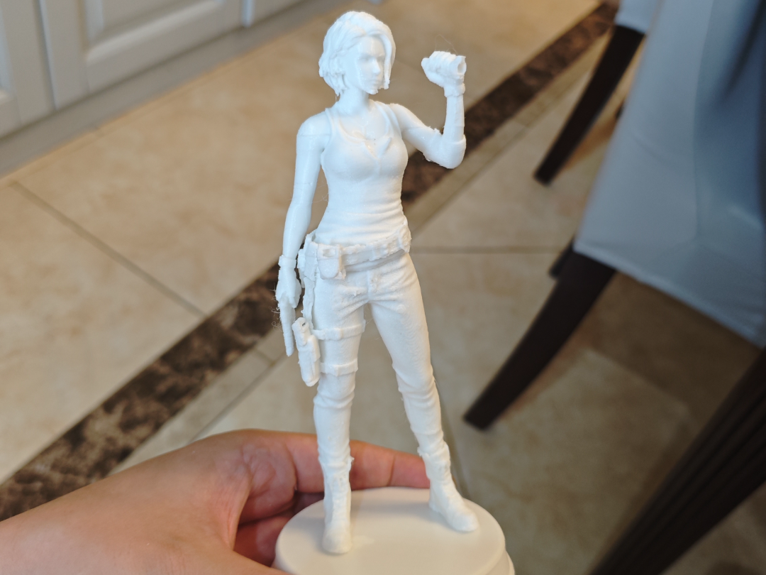 Tomb Raider Lara Croft Figurine Anime Multi-part Easy Assembly Glue ...