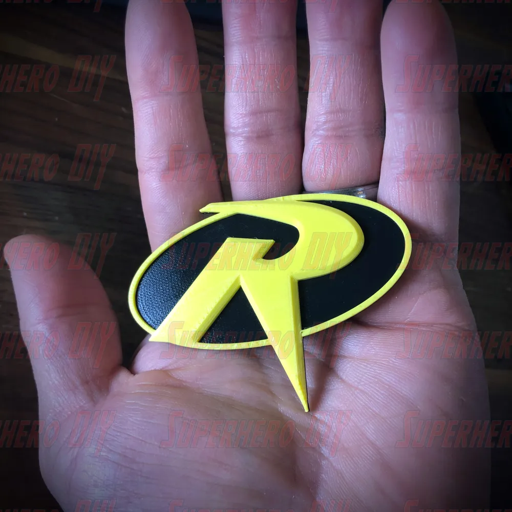 Robin Logo Emblem Badge Symbol by Superhero DIY MakerWorld: Download ...