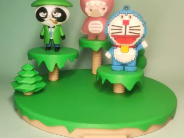 Figure Display Stand by user_80477733 MakerWorld: Download Free 3D Models
