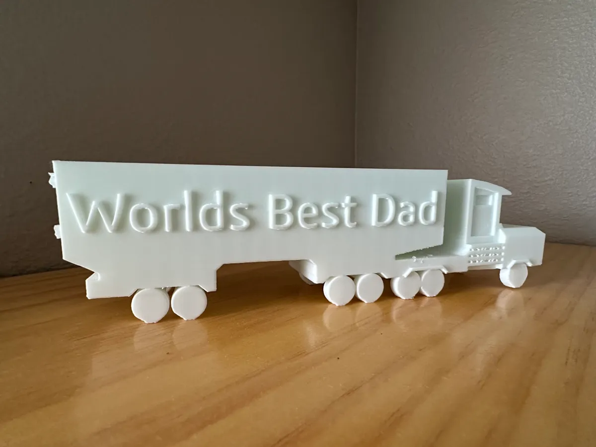 Camión del Día del Padre - Modelo de impresión 3D gratuito - MakerWorld