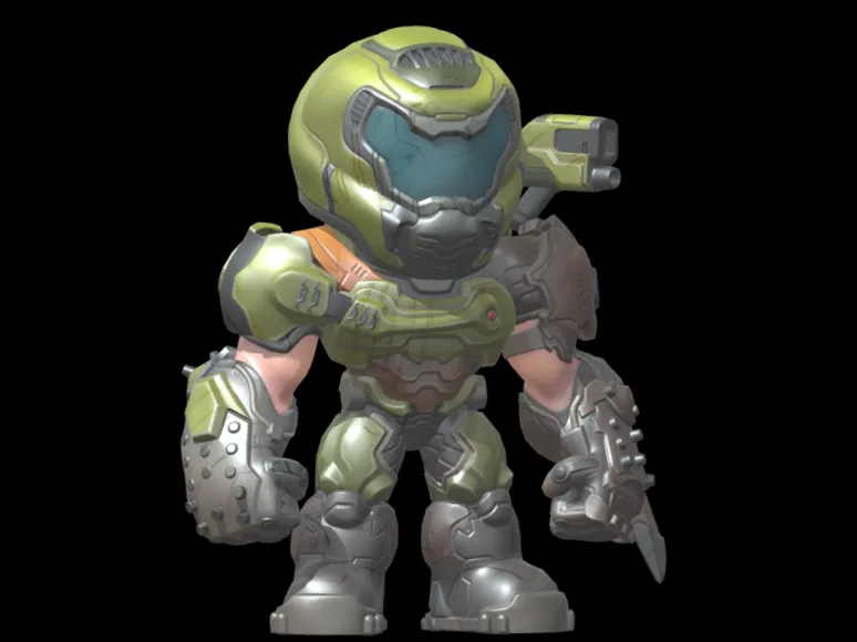 Doom Slayer Toy by MokayMan MakerWorld: Download Free 3D Models