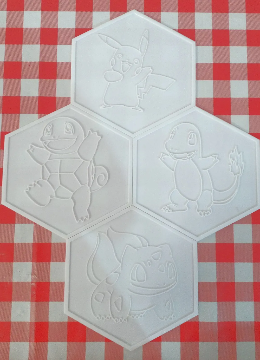 Pokémon wall art - hexagonal Pokémon plates - Free 3D Print Model ...