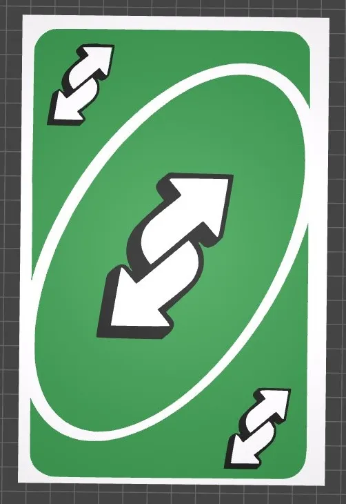 Yellow Green Red Blue UNO Reverse Card by Ocilirca MakerWorld: Download ...