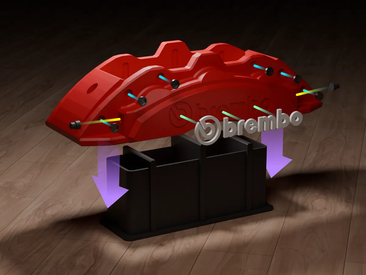 Brembo Pen Holder - No AMS Needed by rochain路川 MakerWorld: Download ...