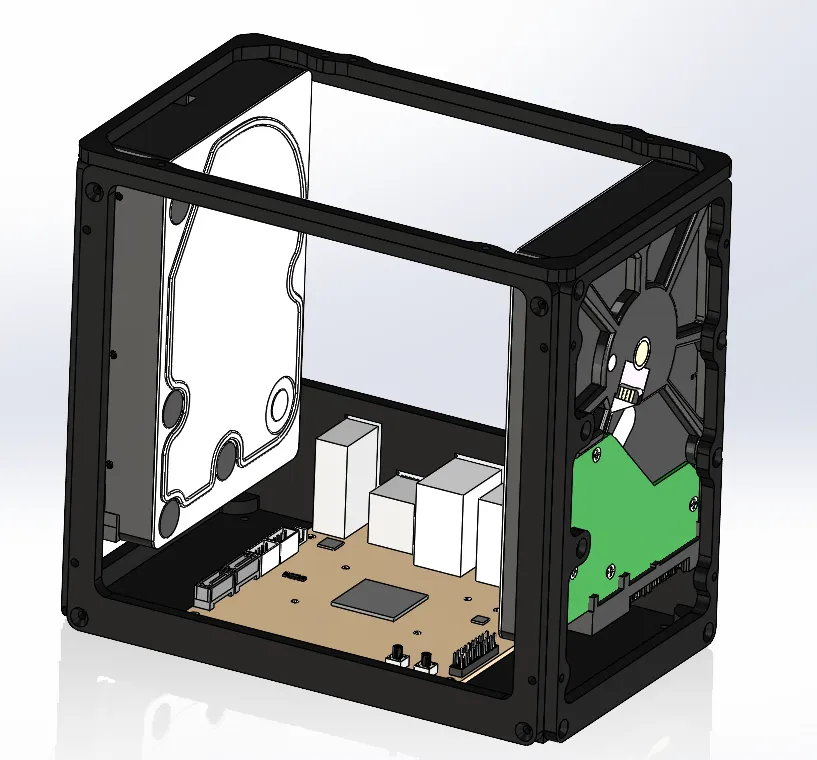 Odroid H2/H2+ Amor Case NAS by Julian Kunicke MakerWorld: Download Free ...