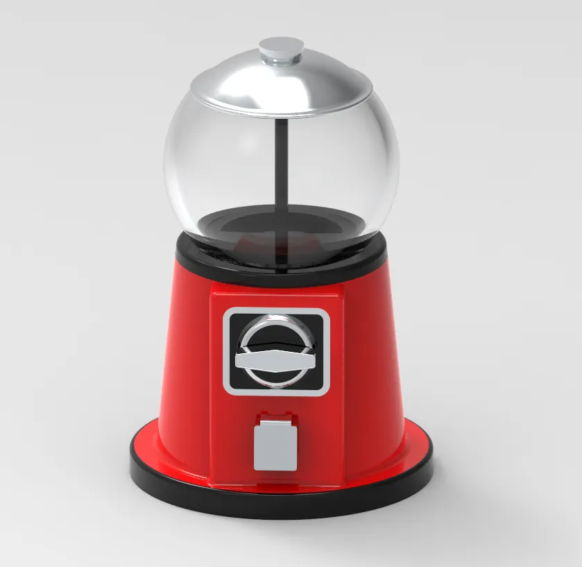 Gumball Vending Machine 100% Working - Free 3D Print Model - MakerWorld